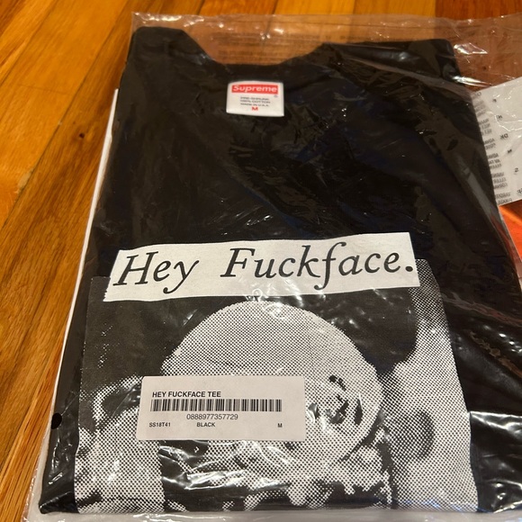 Supreme | Shirts | Nwt Supreme Hey Fuk Face T | Poshmark